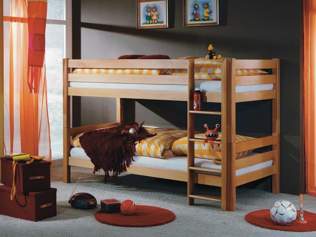 KOMPLET: Pograd bukov masiven les, Barva bukev natur+ 2x VZMETNICA ...