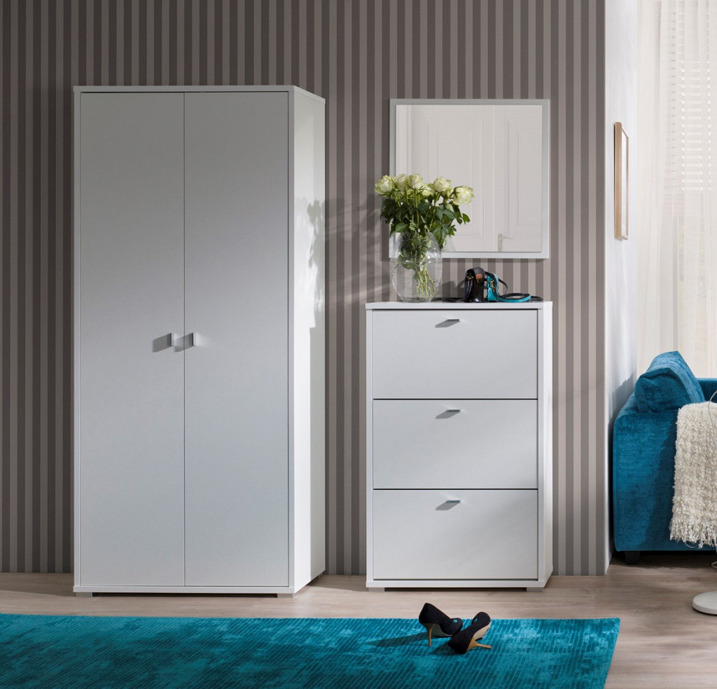 Predsoba Alfa II, Barva bela | Predsobe / omarice za čevlje | Predsoba ...