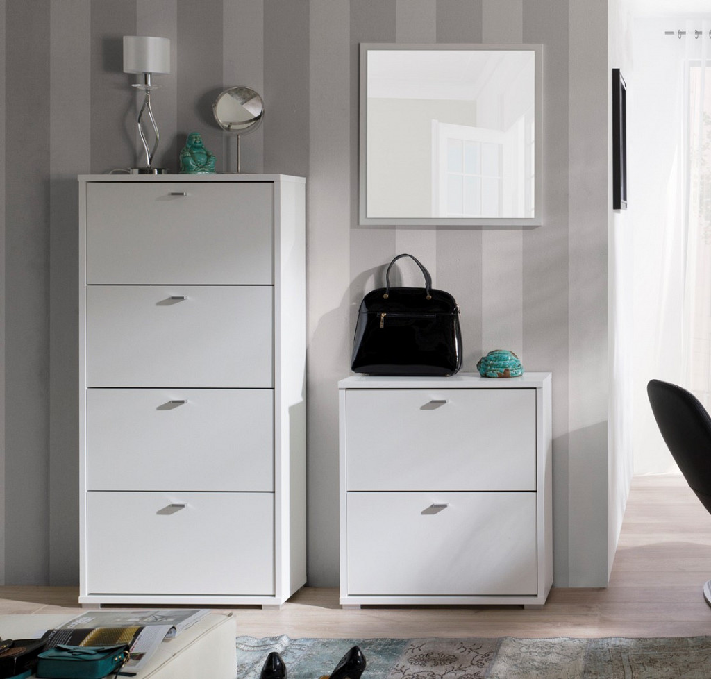 Predsoba Alfa VII, Barva bela | Predsobe / omarice za čevlje | Predsoba ...