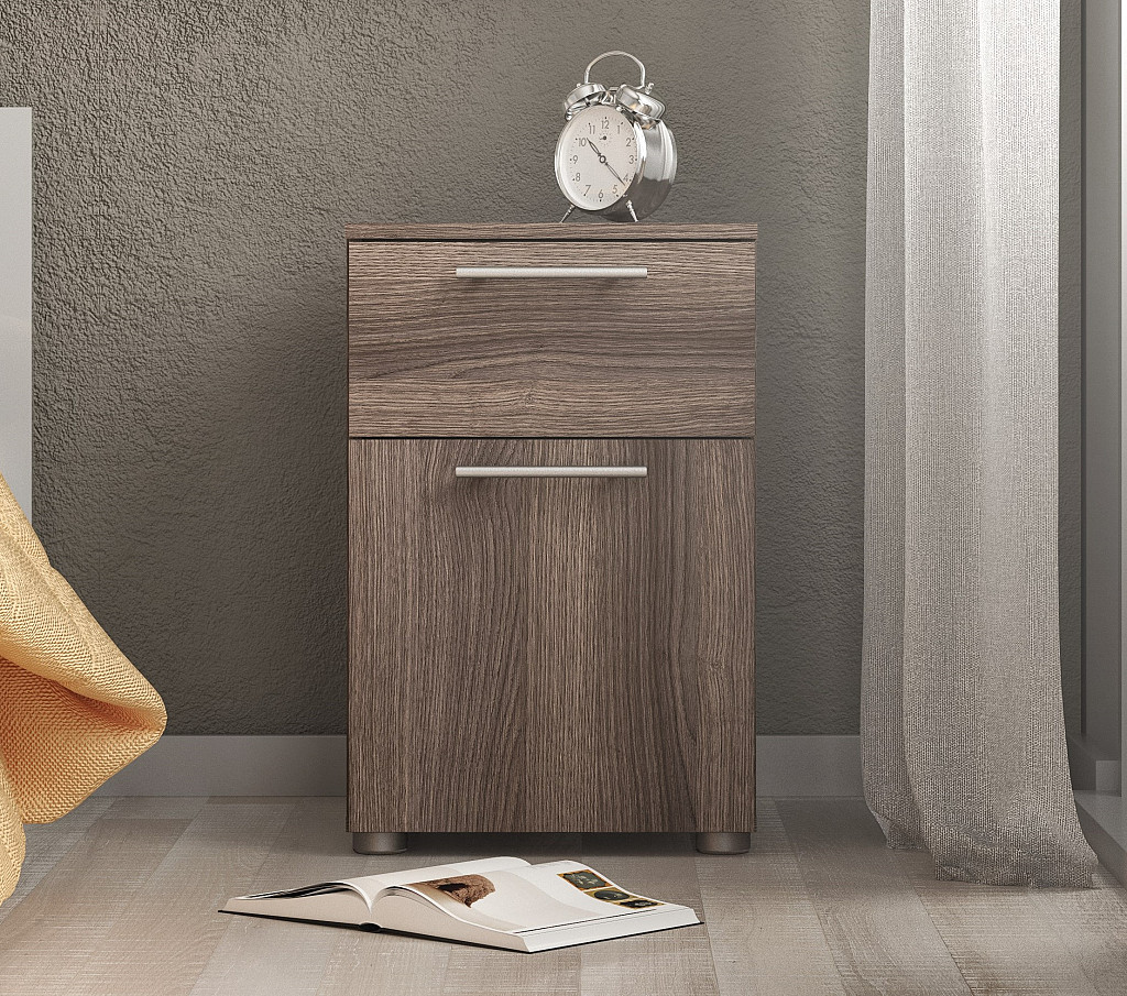 Nočna omarica Praga , Barva oreh | Nočne omarice | Spalnica / Postelje ...