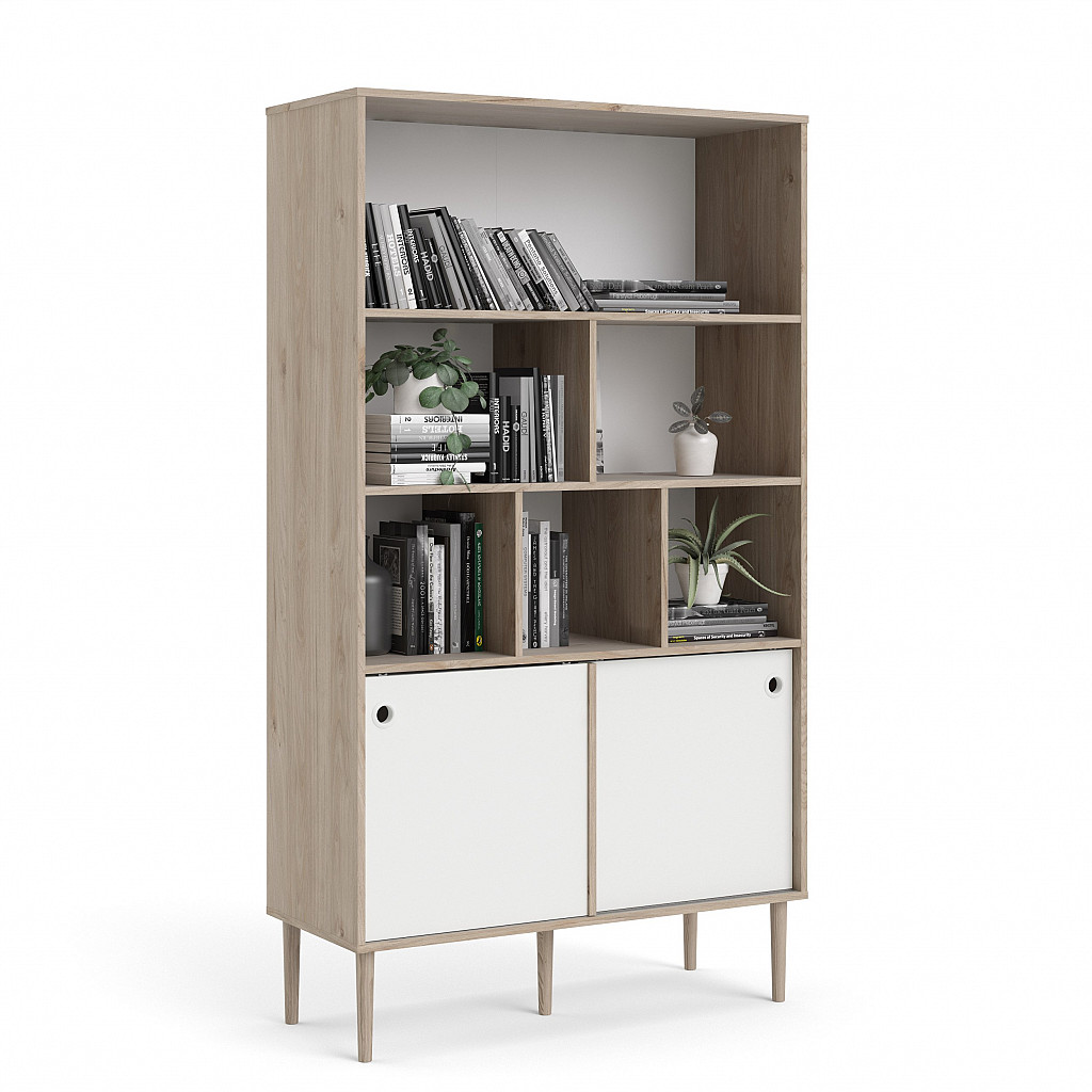 Poličnik Roma Barva bela, hrast | Poličniki | Jedilnice / Kuhinje ...